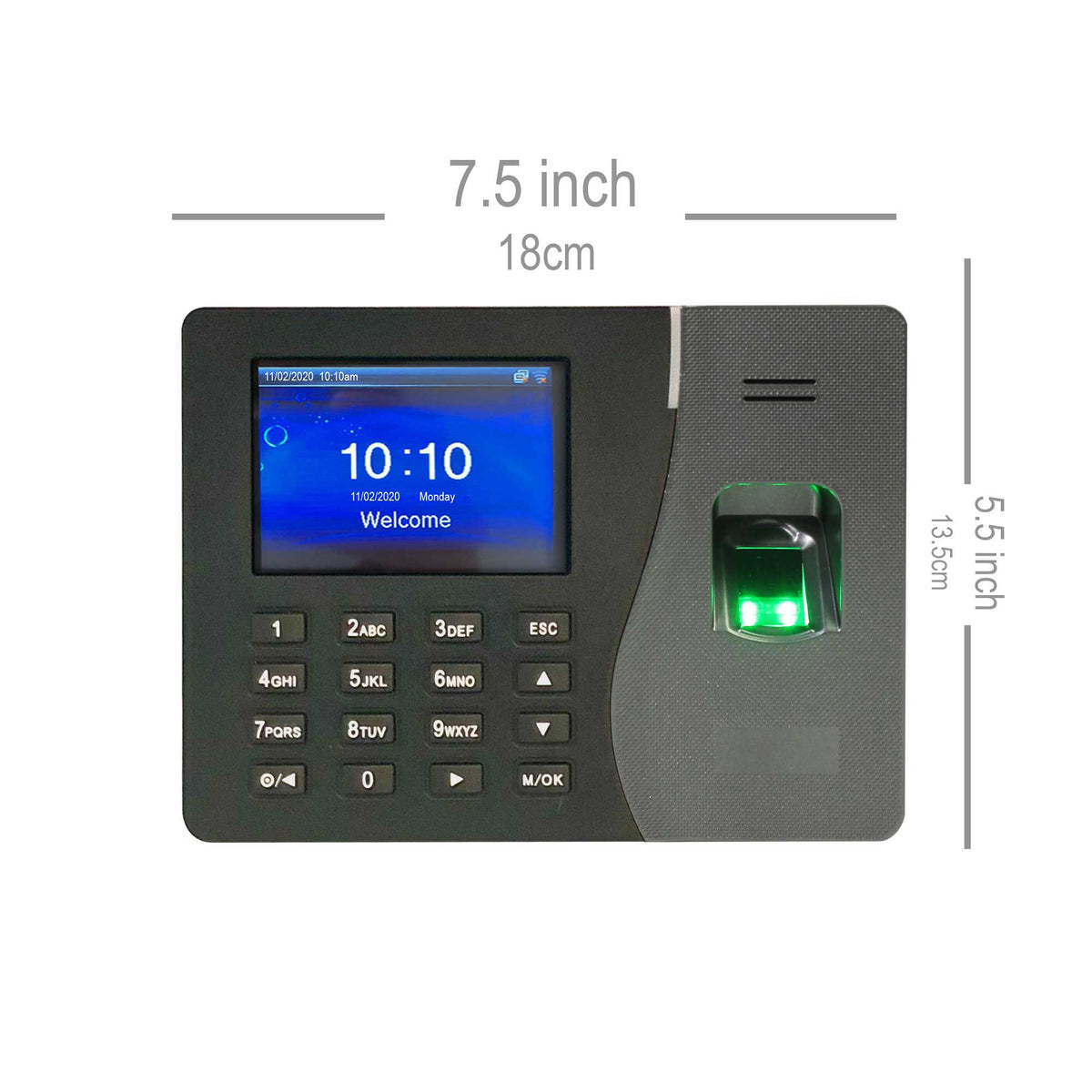 Time clock biometric fingerprint time recorder terminal only – Time ...